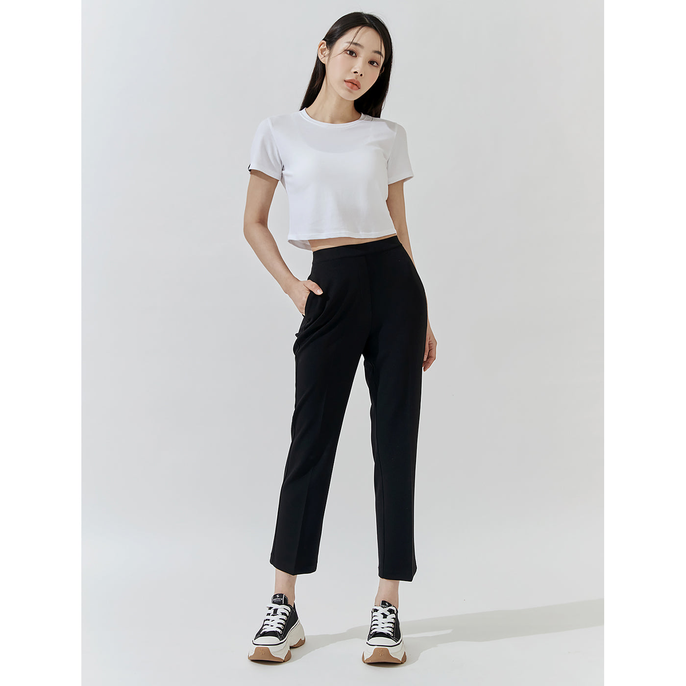 Stretch Banding Slacks - Black – XEXYMIX Australia